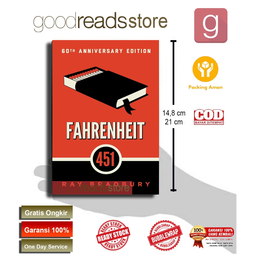 Jual Fahrenheit 451 - Ray Bradbury (English) | Shopee Indonesia