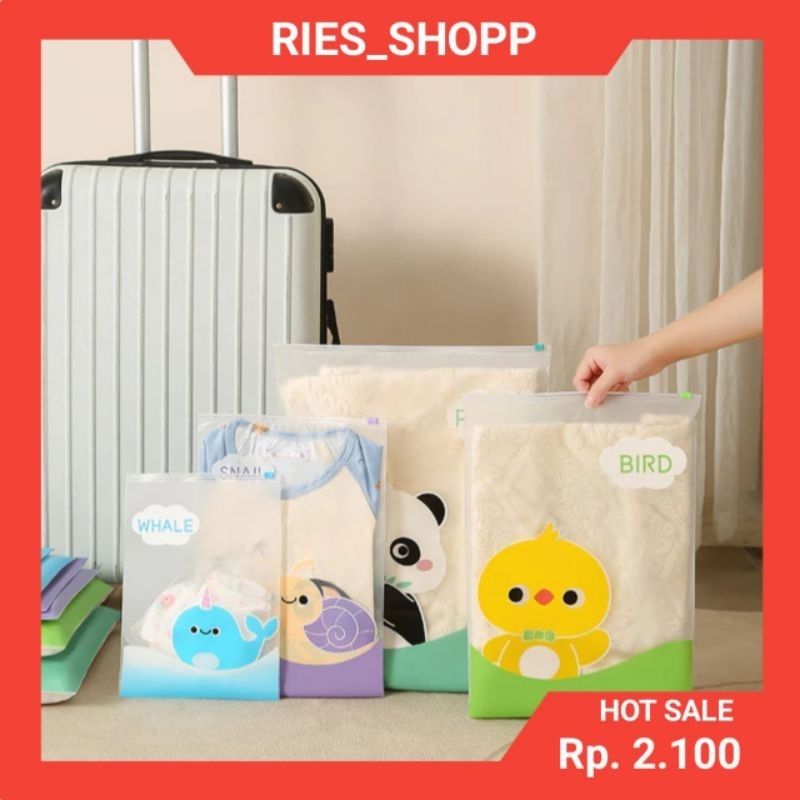 Jual ZIPLOCK BAG STORAGE KARAKTER ZIPPER TAS POUCH MOTIF GAMBAR TAS ...