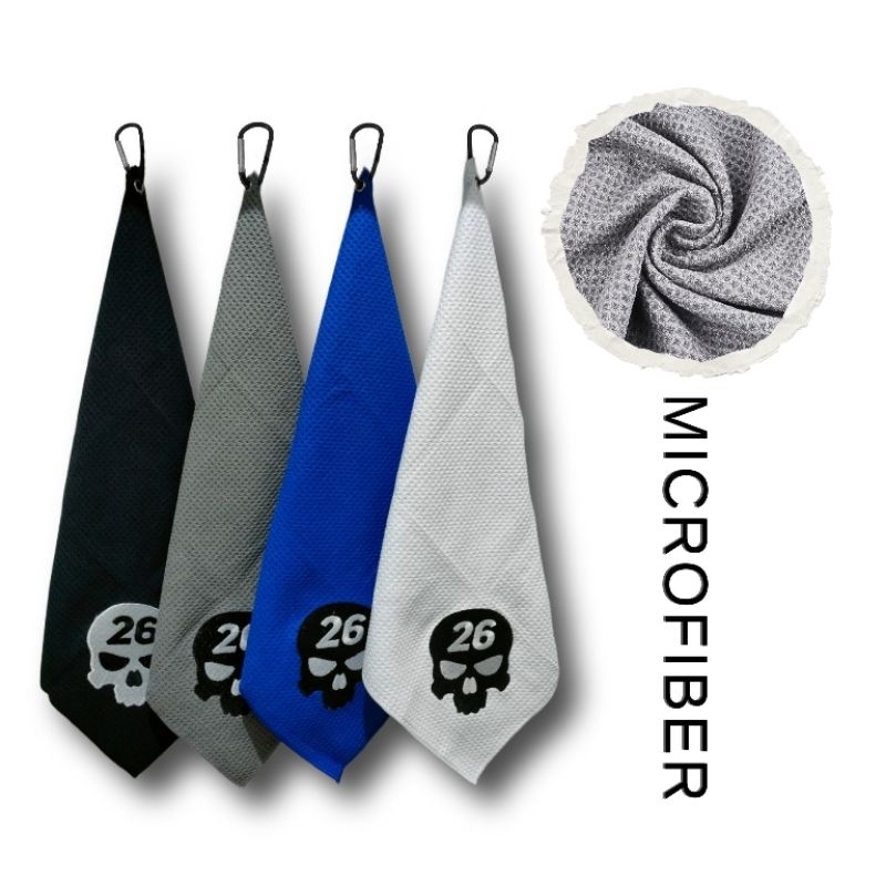 Jual Golf towel (handuk) microfiber Bone skull | Shopee Indonesia
