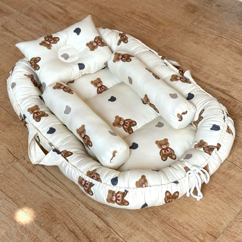 Jual Kasur Bayi Baby Nest Set Bantal Guling Bayi | Shopee Indonesia