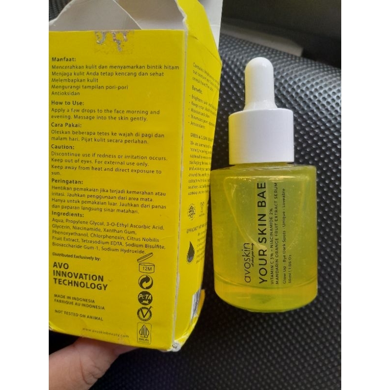 Jual avoskin vit c serum (new original) Rijek kardus aja | Shopee Indonesia