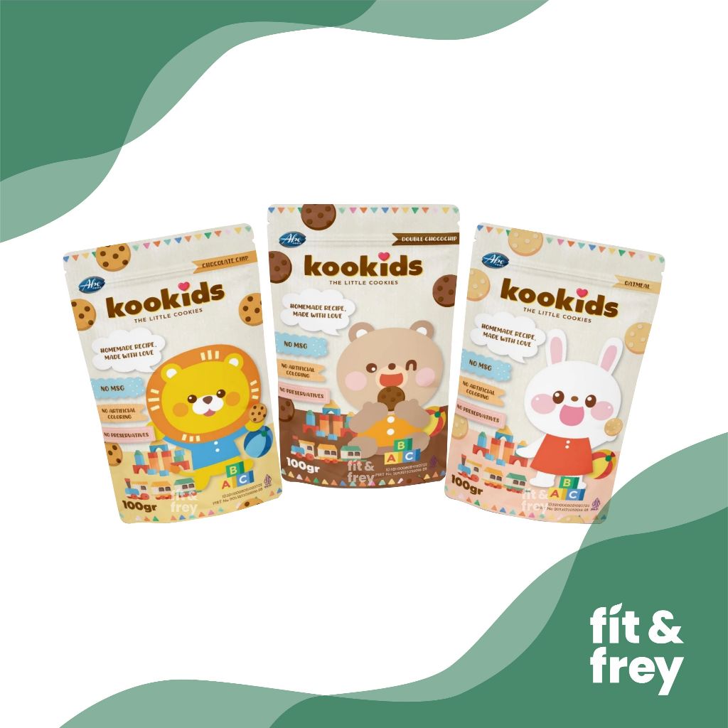 Jual ABE FOOD Kookids 100g - Biskuit Anak - The Little Cookies ...