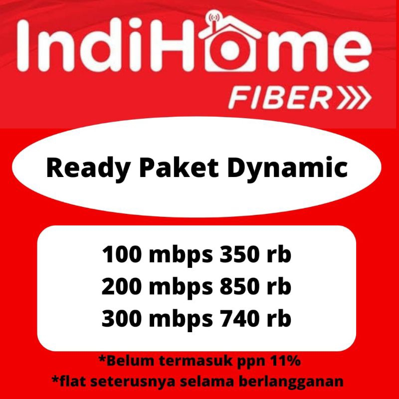 Jual MIGRASI 100-300 MBPS PAKET DINAMIK INDIHOME | Shopee Indonesia