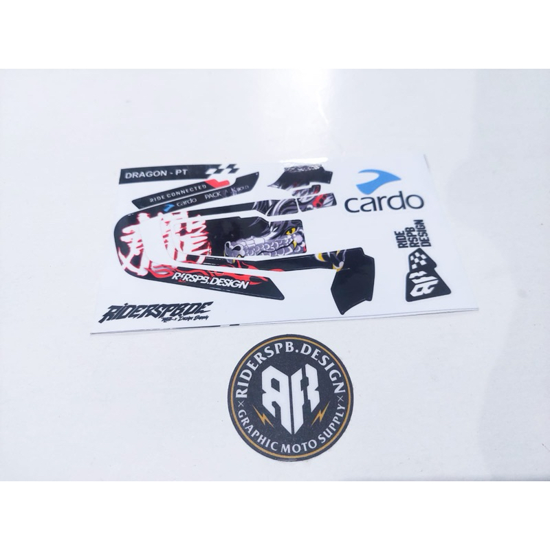Jual DRAGON PT - STICKER DECAL SKINCOVER GARSKIN INTERCOM CARDO ...
