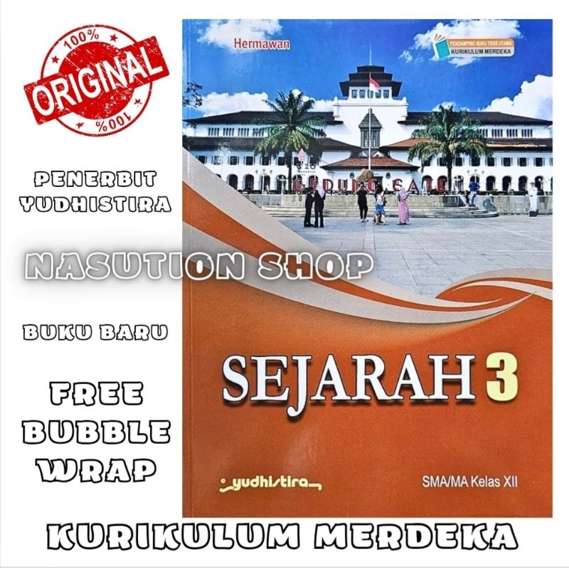 Jual Buku Sejarah Kelas 1 2 3 / 10 11 12 SMA Yudhistira Kurikulum Merdeka Original | Shopee ...