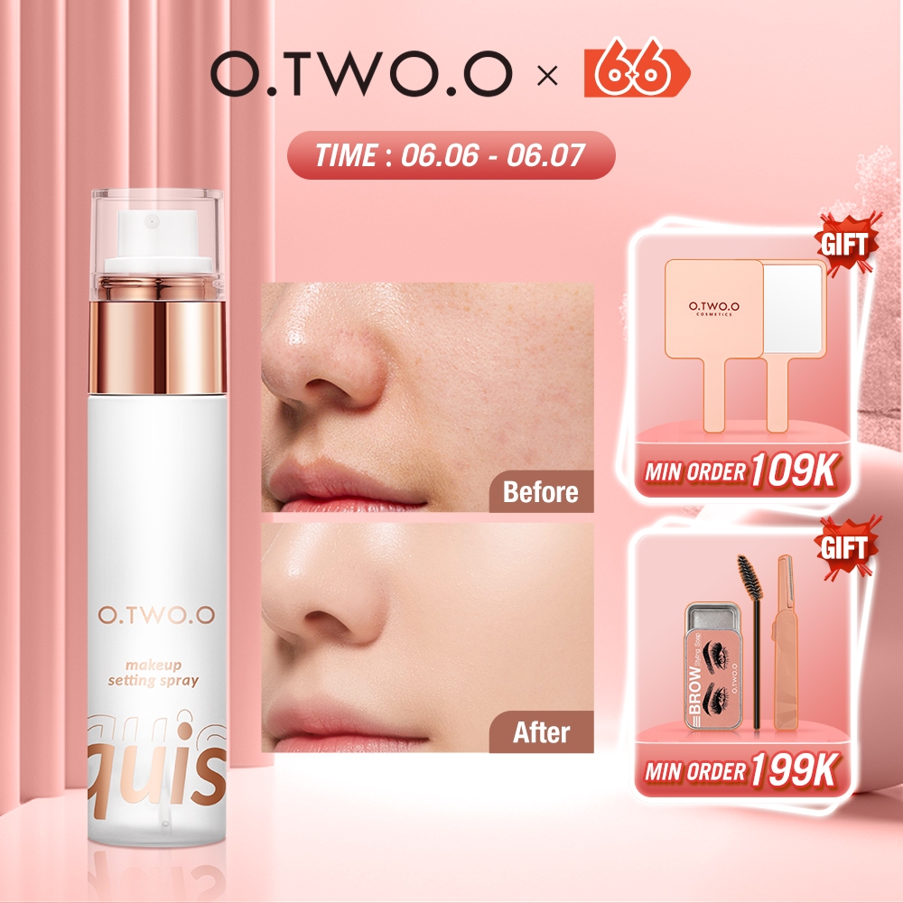 Jual O.TWO.O Moisturizing Spray Makeup Setting Spray Long-lasting Lock ...