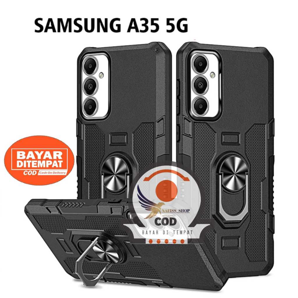 Jual CASING HP UNTUK SAMSUNG A35 5G / A33 5G CASE ROBOT HIT EYE RING ...