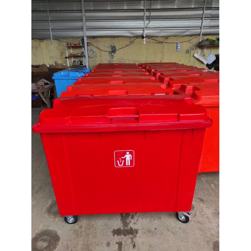 Jual TEMPAT SAMPAH BESAR 660 LITER / BAK SAMPAH BESAR 660 LITER RODA | Shopee Indonesia