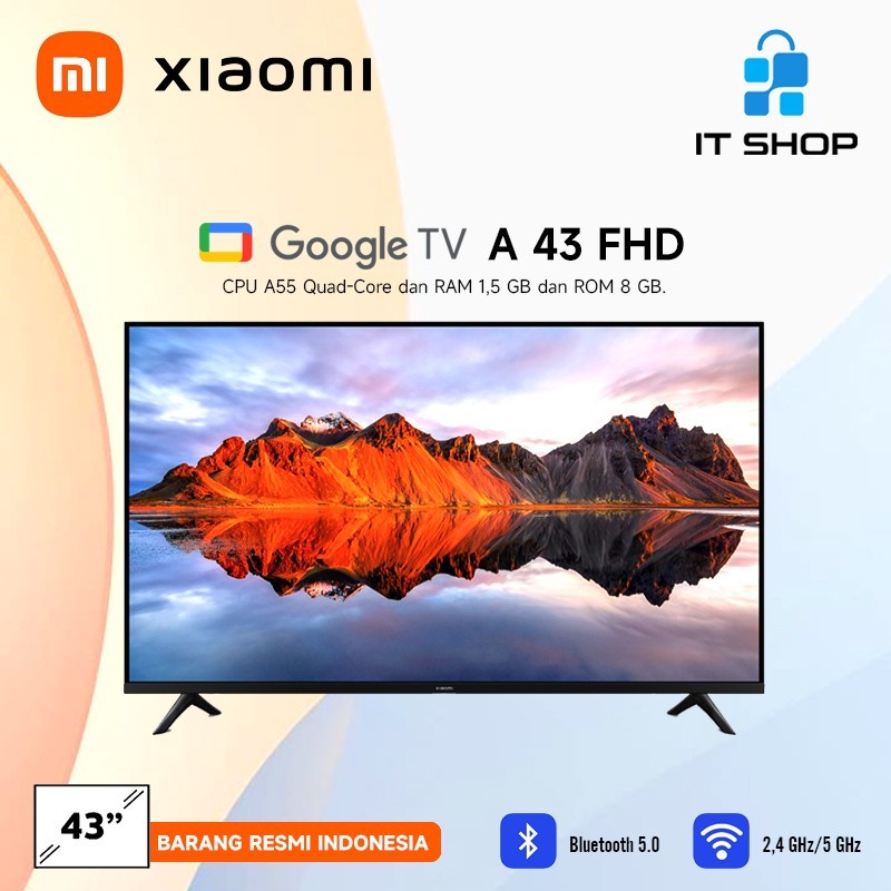 Jual TV LED Xiaomi Mi TV 43 inch Full HD Smart TV A43 FHD Resolusi FHD ...