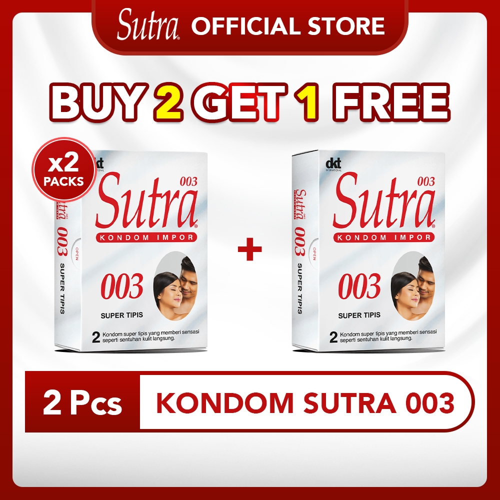 Jual BUY 2 GET 1 FREE - Kondom Super Tipis Sutra 003 | Shopee Indonesia
