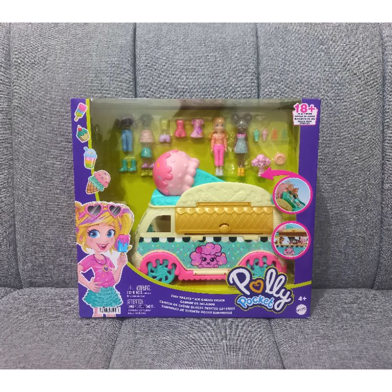 Jual Polly Pocket Tiny Treats Ice Cream Truck - Mainan Boneka Anak ...
