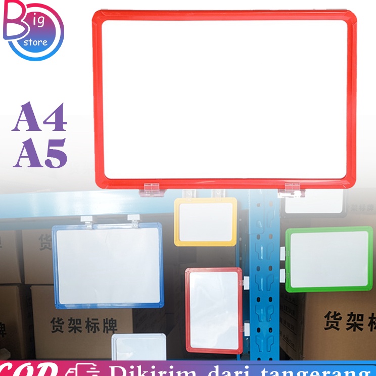 Jual Pop Up Frame Promotion A4A5 Papan Promosi Toko Frame Promosi Base Magnet Frame Holder ...