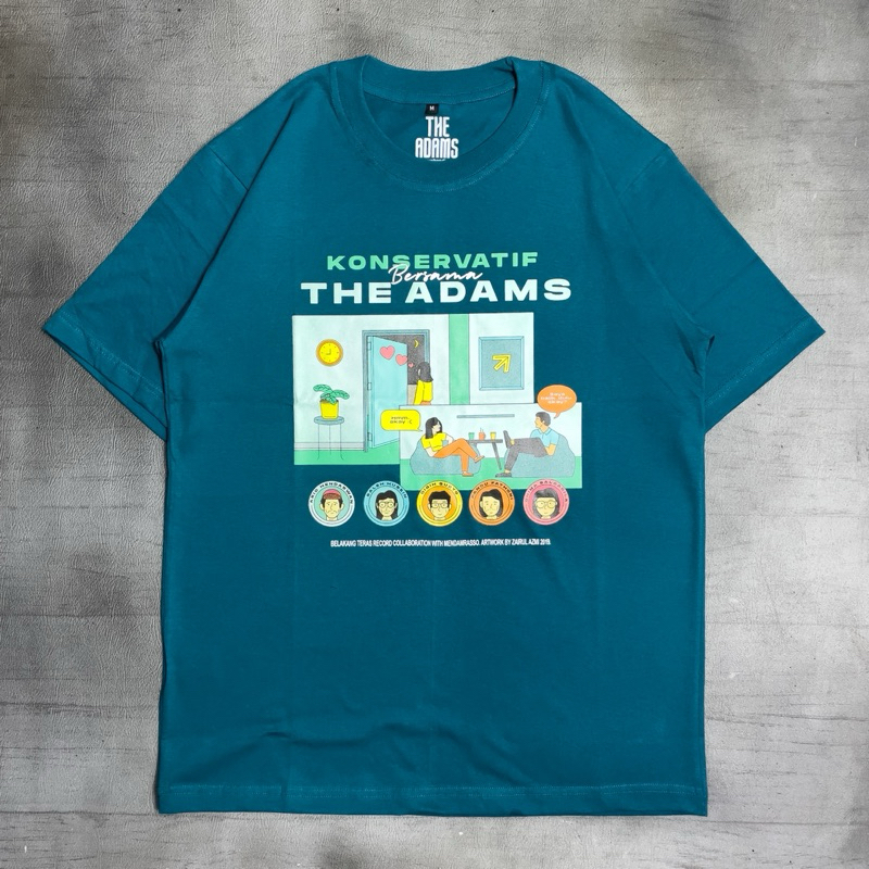 Jual The Adams - Konservatif Deep Tosca | Original Merchandise T-Shirt ...
