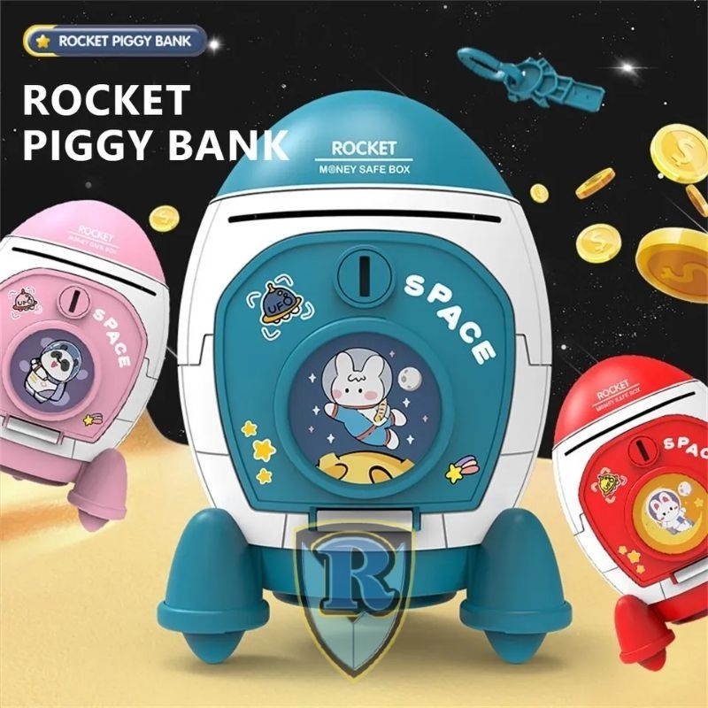 Jual Rocket Piggybank Saving Box Celengan Anak Latihan Menabung ...