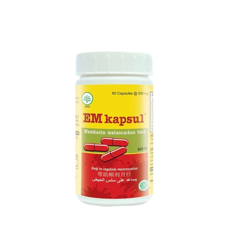 Jual EM KAPSUL 60 KAPSUL SUPLEMEN PELANCAR MENSTRUASI | Shopee Indonesia