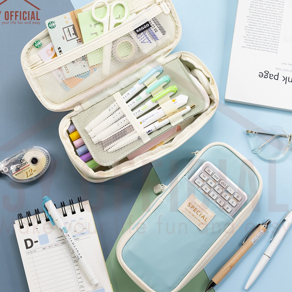 Jual 3Y Angoo Collapsible Pencil Case kotak pensil aesthetic | Shopee ...