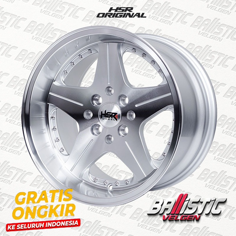 Jual Velg Racing Model Celong Ring 15 Lubang Baut/PCD 4X100 dan 4x114,3 Warna Silver Velg ...