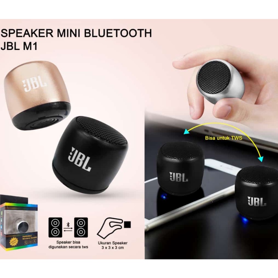 Jual SPEAKER BLUETOOTH MINI JBL M1 SPEAKER PREMIUM | Shopee Indonesia