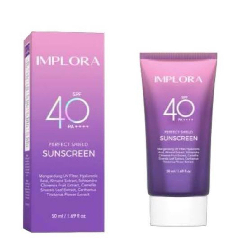 Jual Implora Sunscreen SPF 40+++ 50ml | Shopee Indonesia