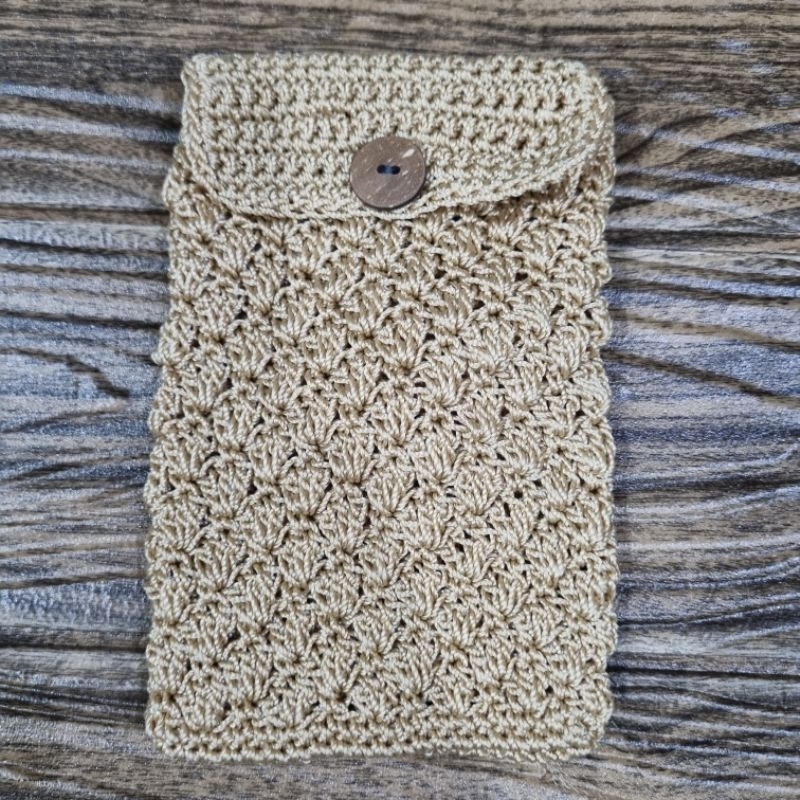 Jual Tas hp nilon/ Tas hp rajut/ Tas benang rajut/ tempat hp | Shopee ...