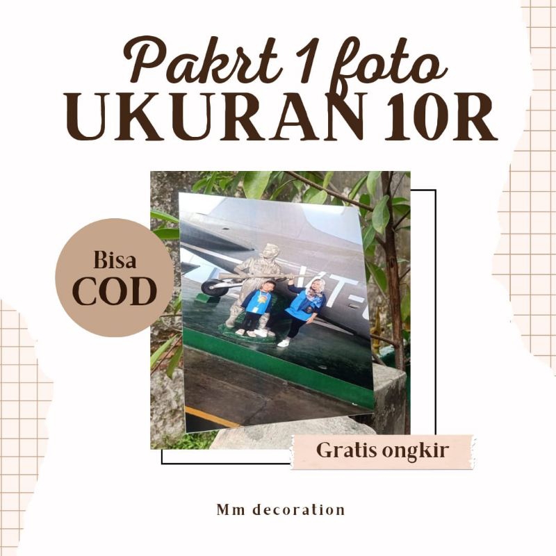 Jual CETAK FOTO UKURAN 10R PAKET 1 FOTO | Shopee Indonesia
