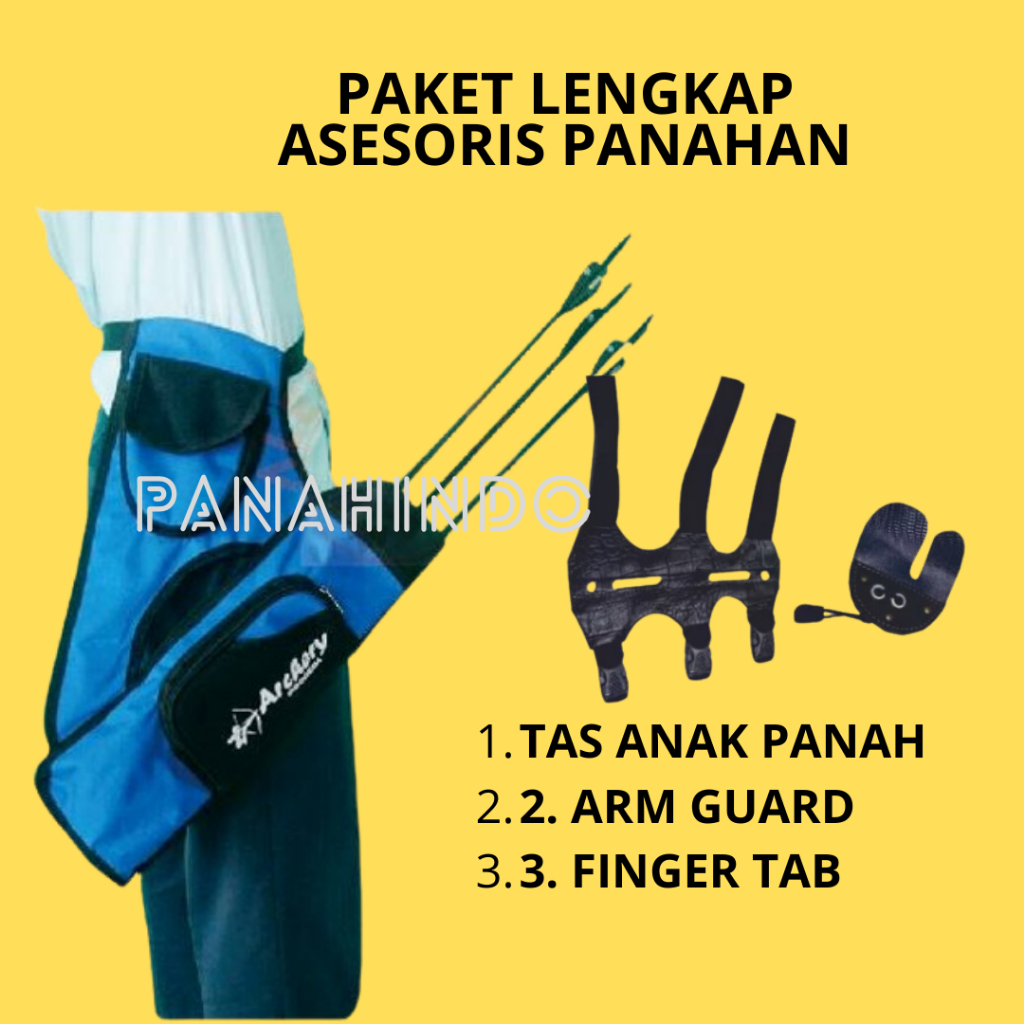 Jual ASESORIS PANAHAN TERLENGKAP PERALATAN LATIHAN MEMANAH FULL SET ALL ...