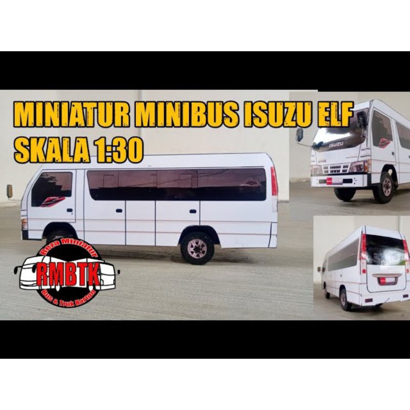 Jual Lembaran pola papercraft miniatur Isuzu ELF skala 1:30 (PB-C1 ...