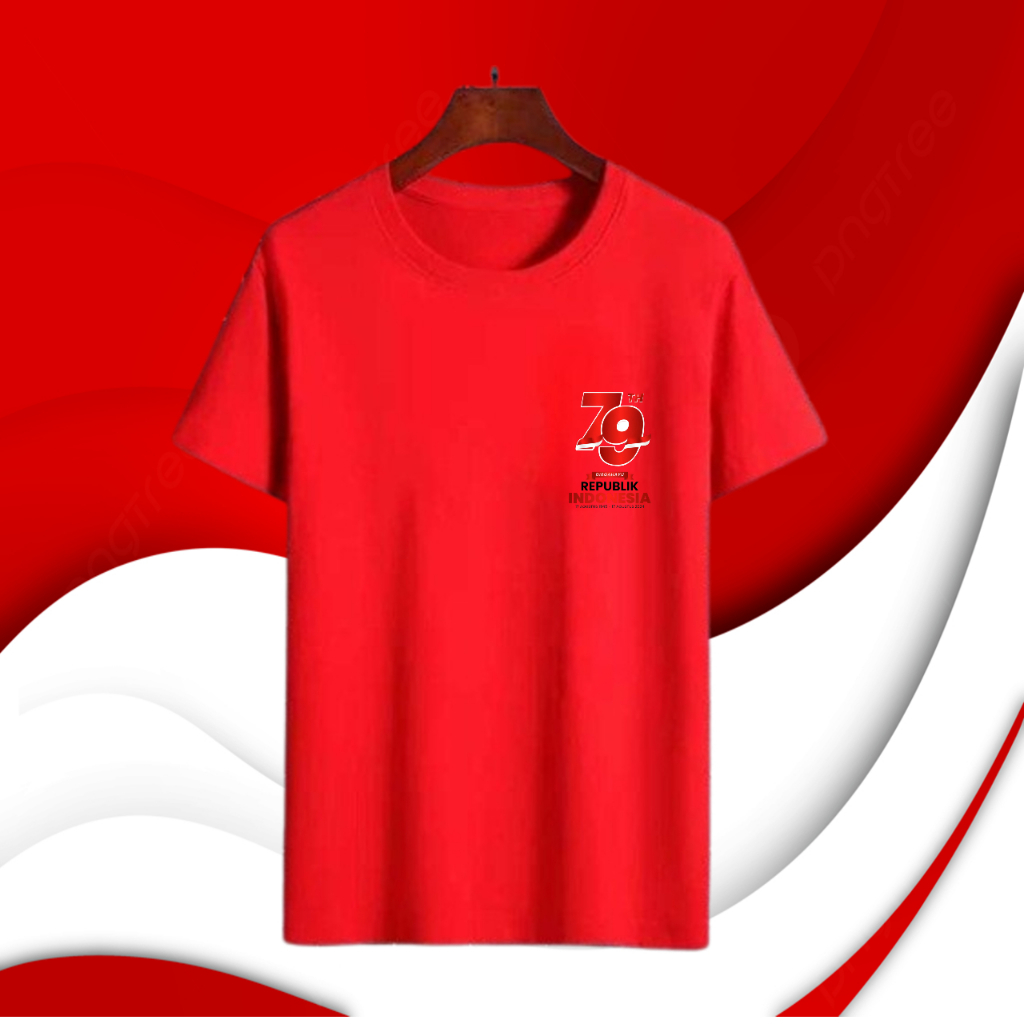 Jual Kaos Dewasa Pria Wanita Motif Logo 79 Kaos Cewek Cowok 17 Agustus Kemerdekaan Ri Ke 79