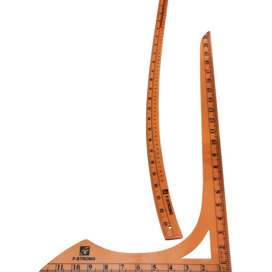 Jual Penggaris Pola Panjang 1 set 2pcs | Shopee Indonesia