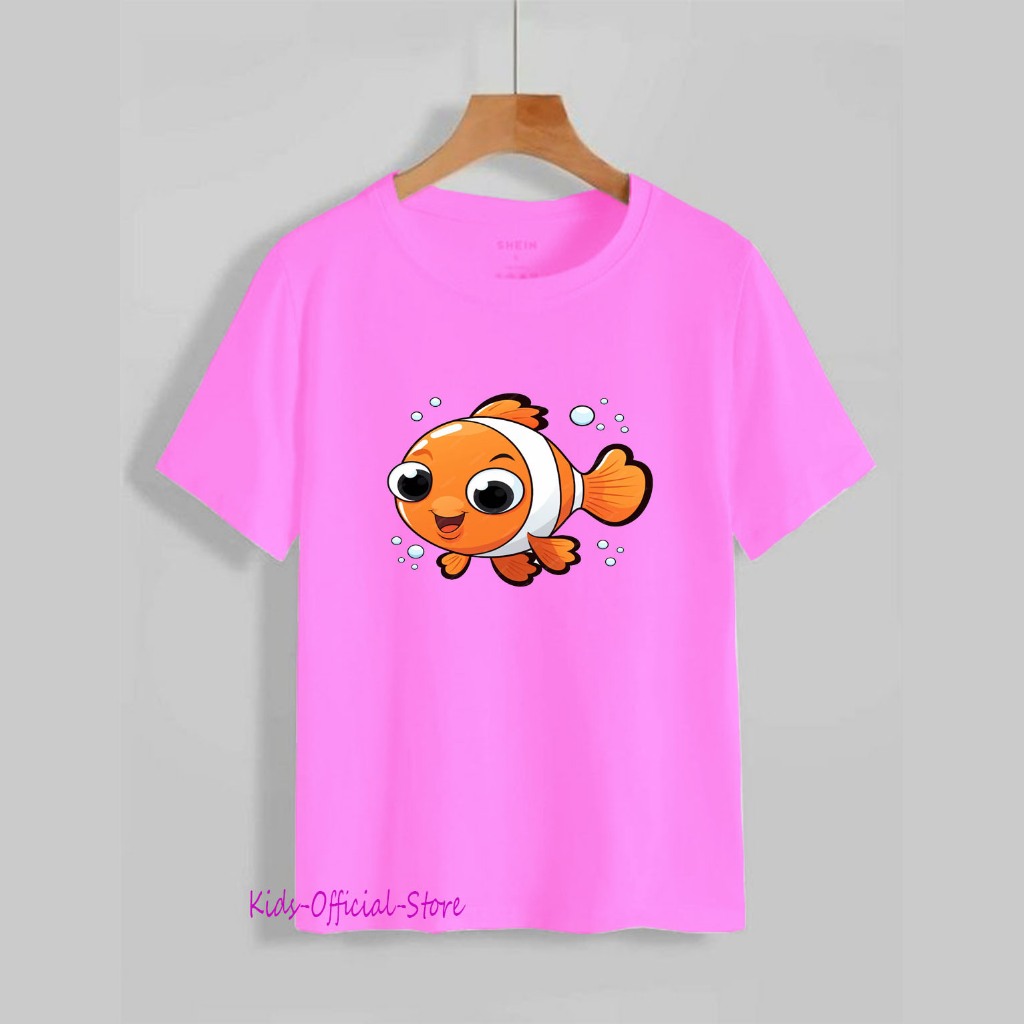 Jual Kaos anak gambar ikan lucu baju keren anak gambar hewan untuk perempuan laki laki unisex ...