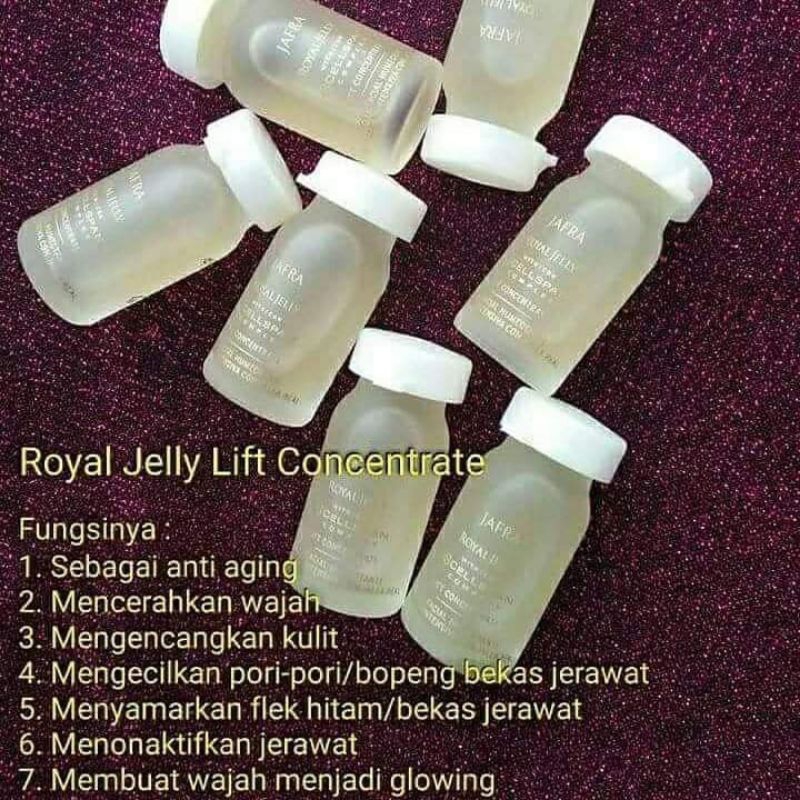 Jual Promo Royal Roya Jelly lift concentrate exp 01/2025, Revitalize Spot Serum VIT A exp 10/ ...