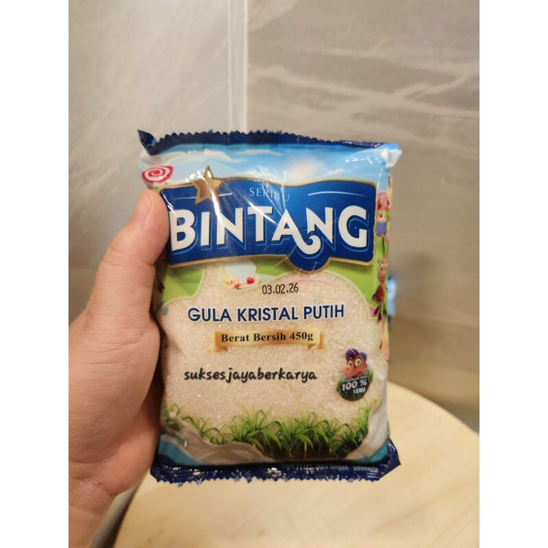 Jual gula kristal bintang 900g | Shopee Indonesia