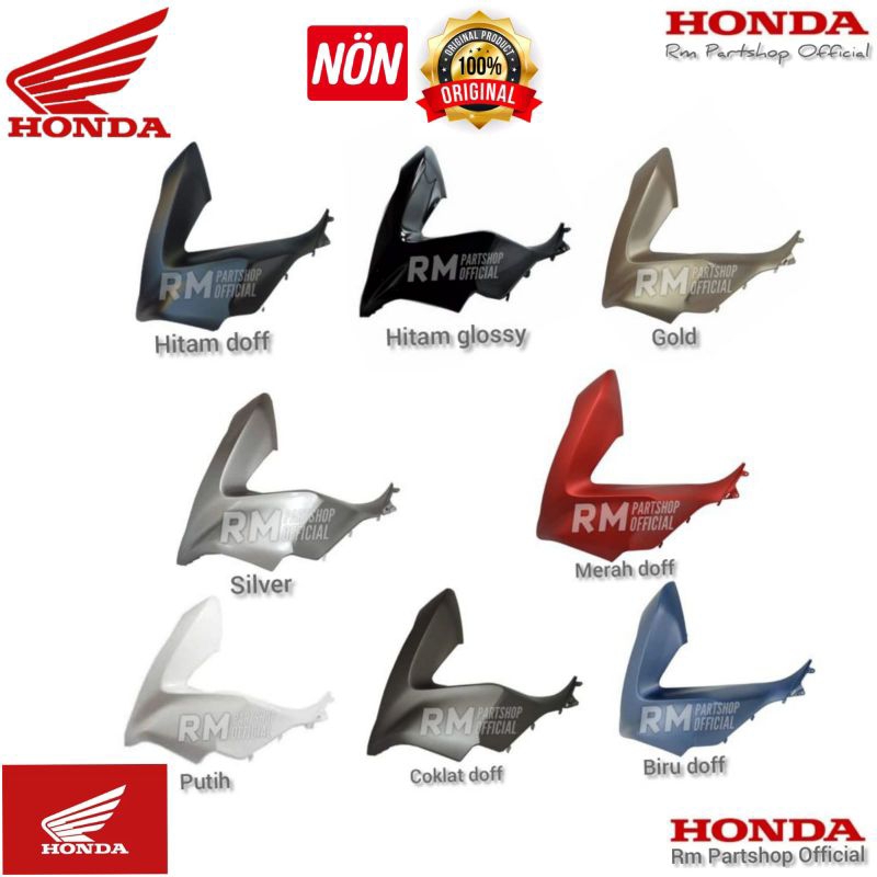 Jual cover sayap depan sayap samping honda pcx k97 pcx 150 hitam doff ...