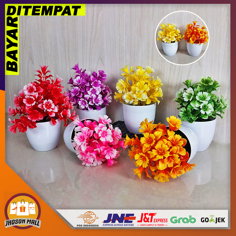 Jual JM Tanaman Hias Palsu Artificial Import Tanaman Bunga Plastik ...