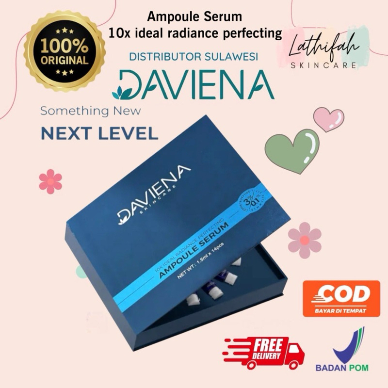 Jual DAVIENA SKINCARE AMPOULE SERUM 10X IDEAL RADIANCE PERFECTING ...