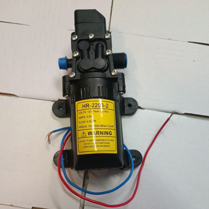 Jual Pompa Air DC 12V /Pompa Cuci Motor/ Dinamo Pump Sprayer Soket Drat ...
