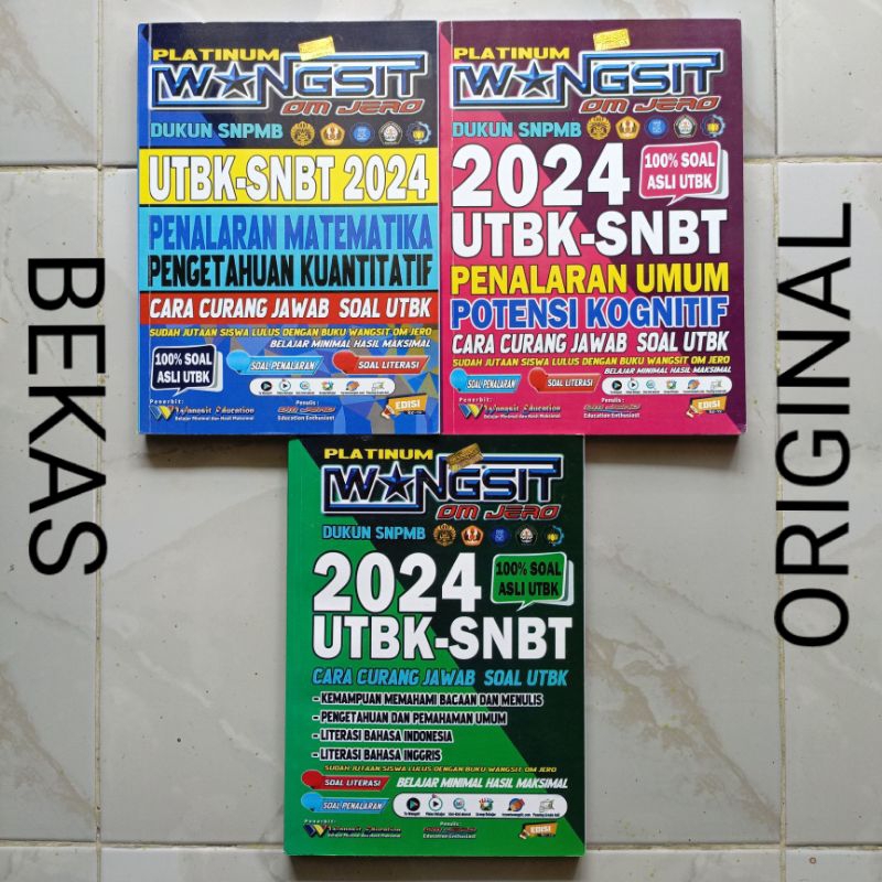 Jual BUKU WANGSIT UTBK SNBT 2024 DUKUN SNPMB PLATINUM OM JERO - PENALARAN LITERASI UMUM POTENSI ...
