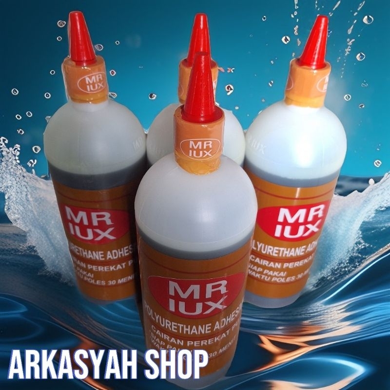 Jual LEM MR LUX PU 1KG 4 BOTOL(LEM CROT LEM MADU LEM BUSA LEM KAYU ...