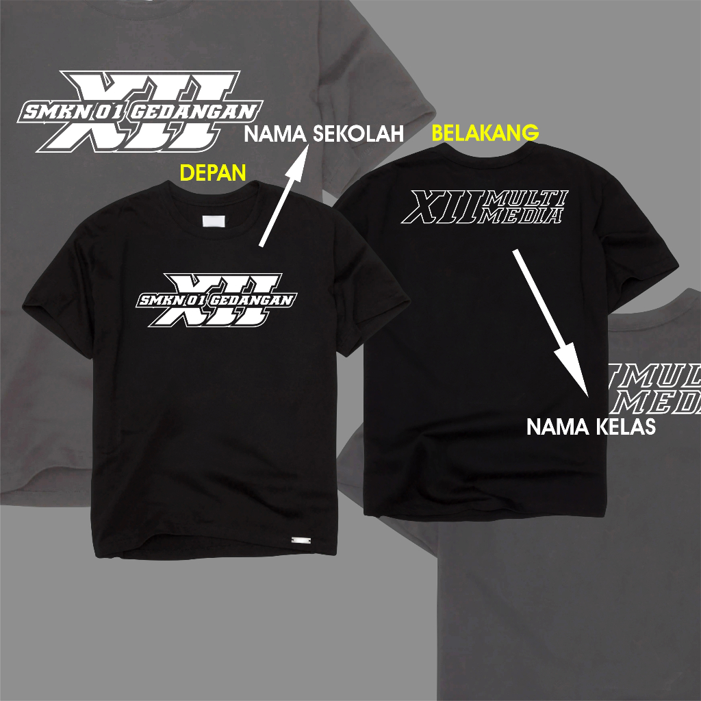 Jual KAOS KELAS CUSTOM NAMA DAN FREE DESAIN BAHAN PREMIUM DINGIN | Shopee Indonesia