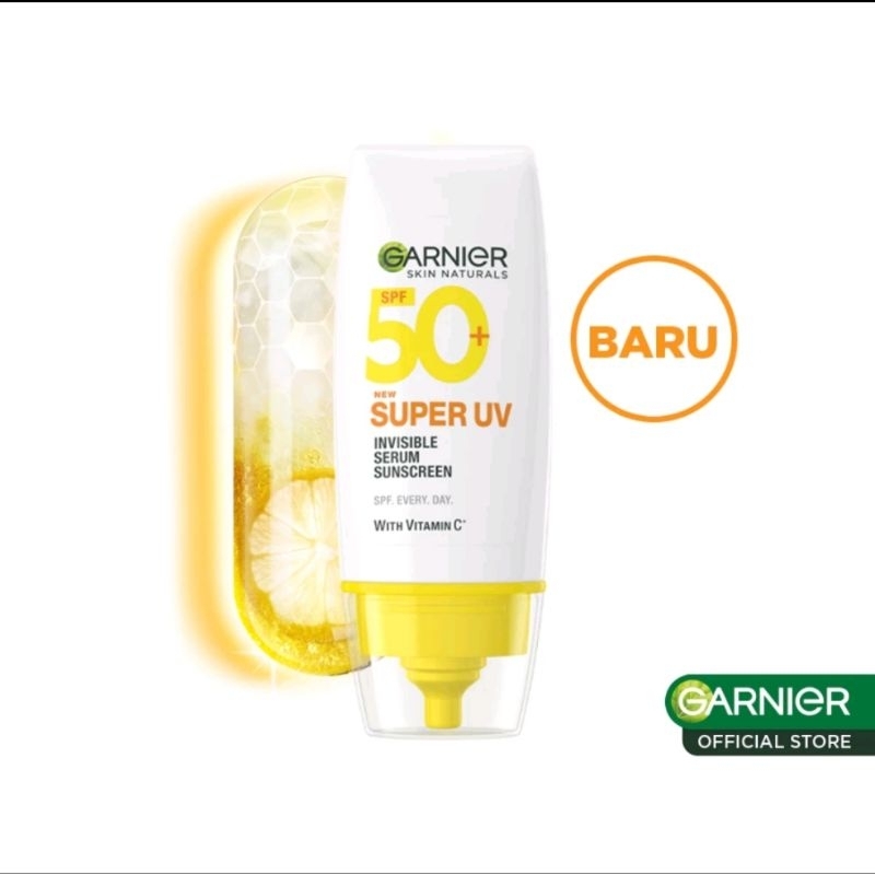 Jual Garnier Super UV Invisible Serum Sunscreen SPF 50+ PA++++ 30ml | Shopee Indonesia