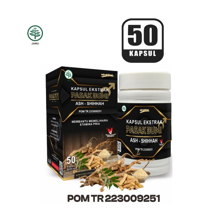 Jual (BPOM) Ekstrak Pasak-Bumi Ash-Shihhah 50 Kapsul Original | Shopee Indonesia