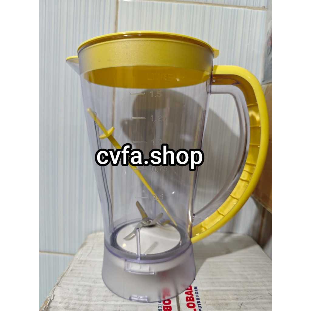 Jual Tabung Blender (Besar) Miyako Kuning 1.5L 211PLY [1set] - 100% ...
