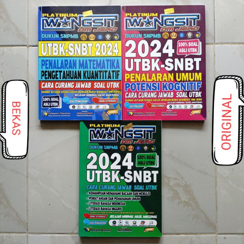 Jual BUKU WANGSIT UTBK SNBT 2024 DUKUN SNPMB PLATINUM OM JERO - PENALARAN LITERASI UMUM POTENSI ...