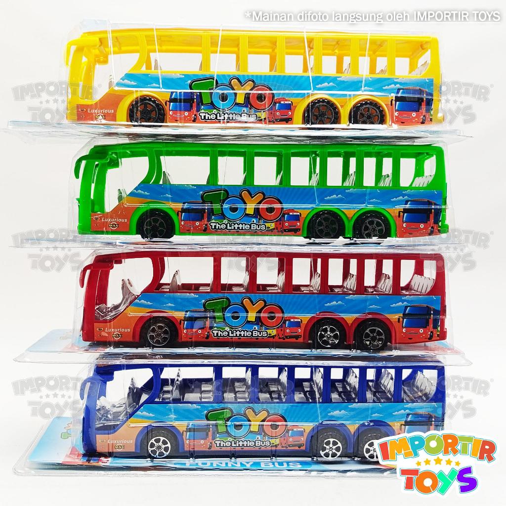 Jual Mainan anak laki-laki little bus tayo toyo ukuran besar panjang ...