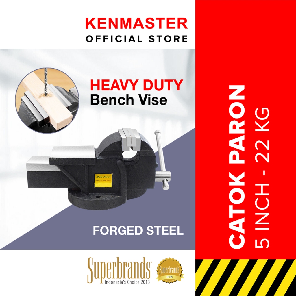 Jual Sunflex Catok Paron 5 IN - 22 KG / Catok Clamp / Catok Meja Bench ...