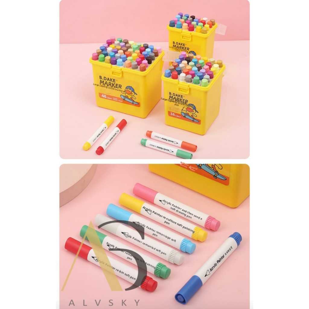 Jual SPIDOL WARNA WARNI 1 SET / SPIDOL SKETSA GAMBAR 3D PEN ART MARKER ...