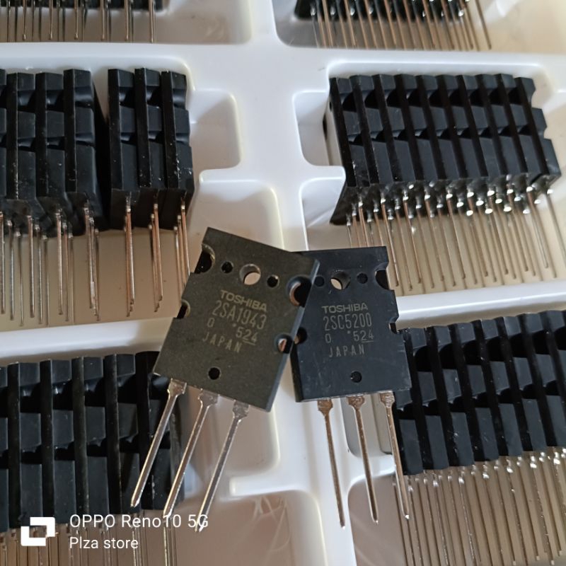 Jual Transistor Toshiba A1943 C5200 lot 524 produk baru dan original Assembling Japan tosiba ...