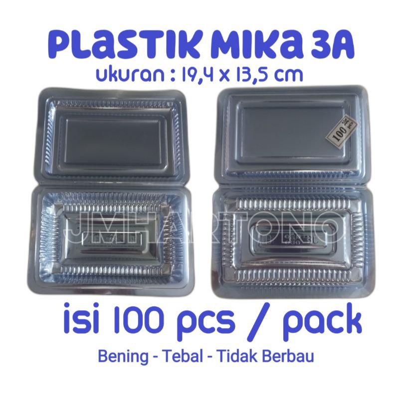 Jual Plastik Mika 3A merk AG/ Plastik Mika Wadah Makanan Kue/Plastik ...