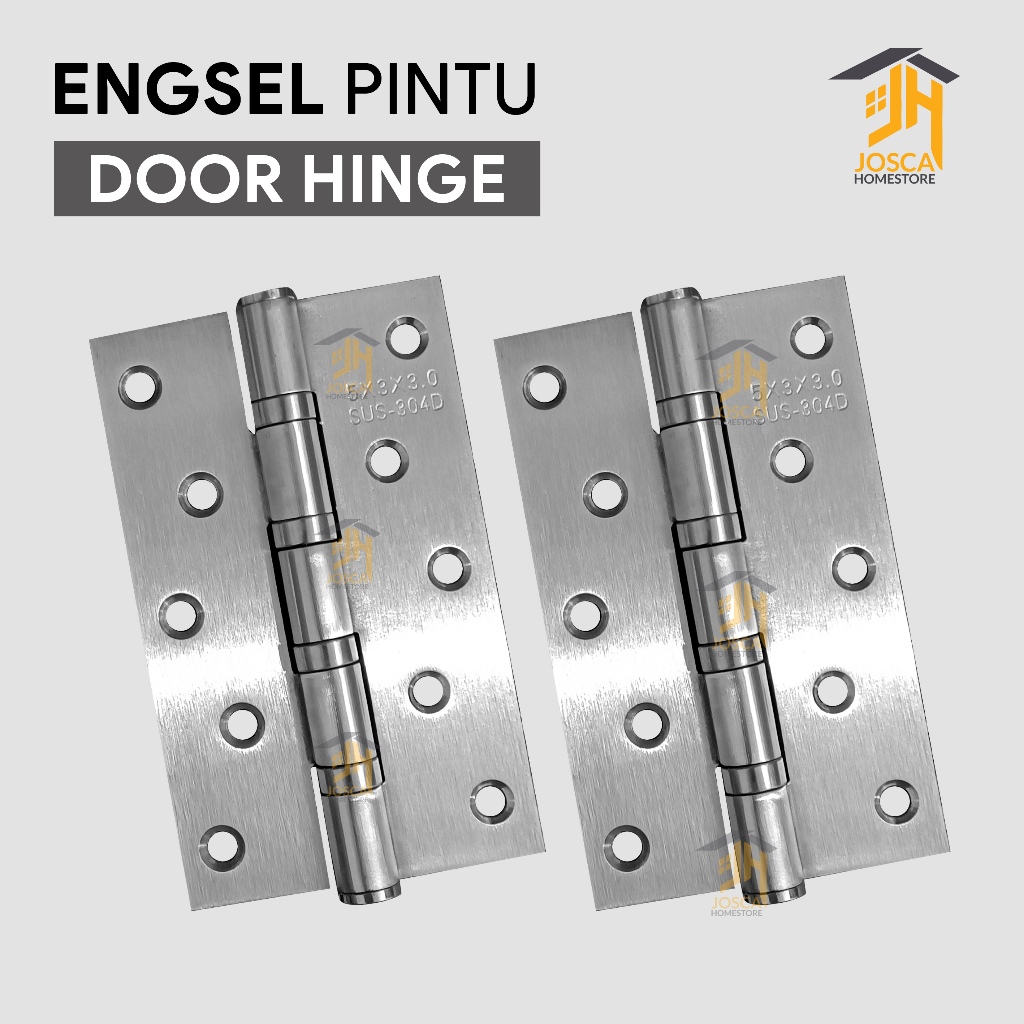 Jual Engsel Pintu Engsel Jendela 4" inch dan 5" inch Silver TEBAL ...