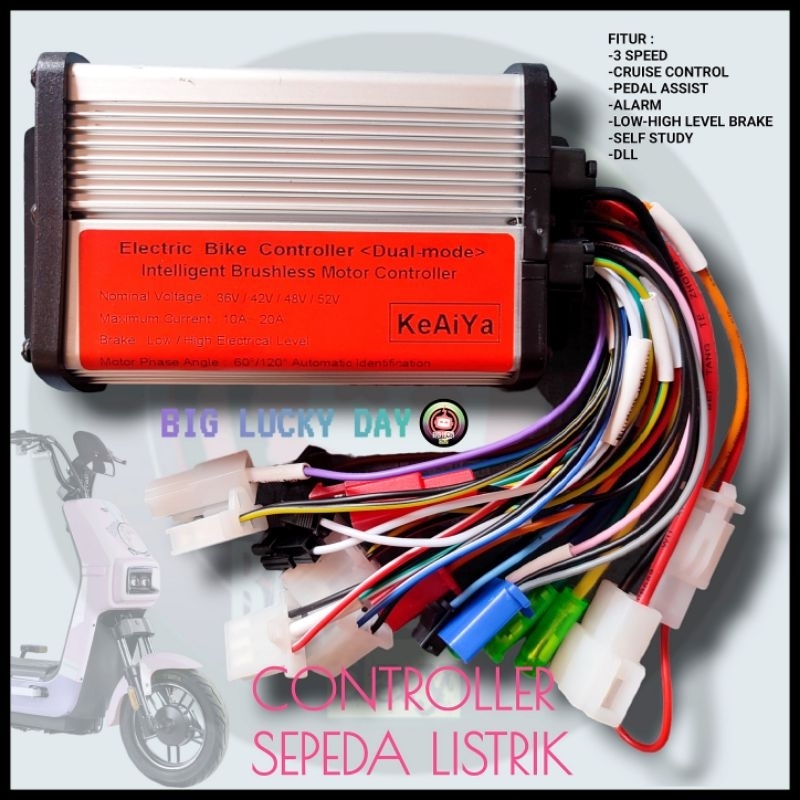 Jual CONTROLLER SEPEDA LISTRIK 36V / 48V 350W UNIVERSAL MERK KEAIYA ...